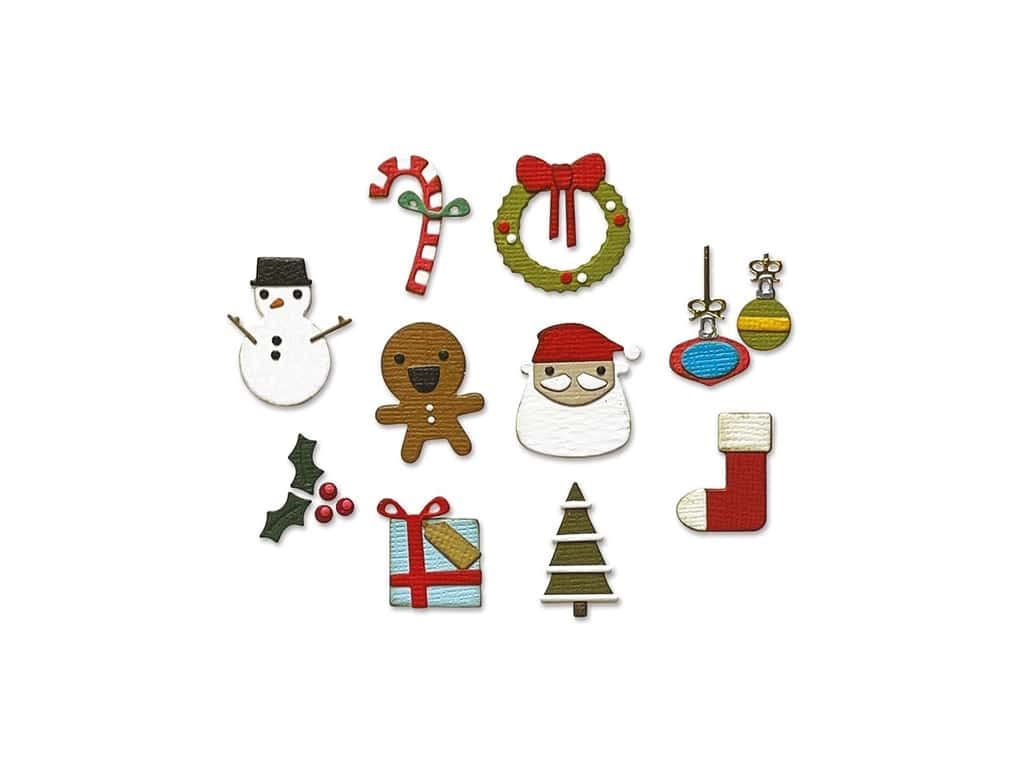 Sizzix Christmas Thinlits Die Set Christmas Minis by Tim Holtz