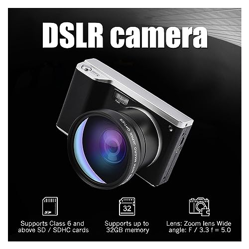 OZLIKA 4K Ultra High Definition 24 Million Pixel 1080P 12X Optical Zoom Micro Camera 4 Inch IPS Screen Touch SLR Camer