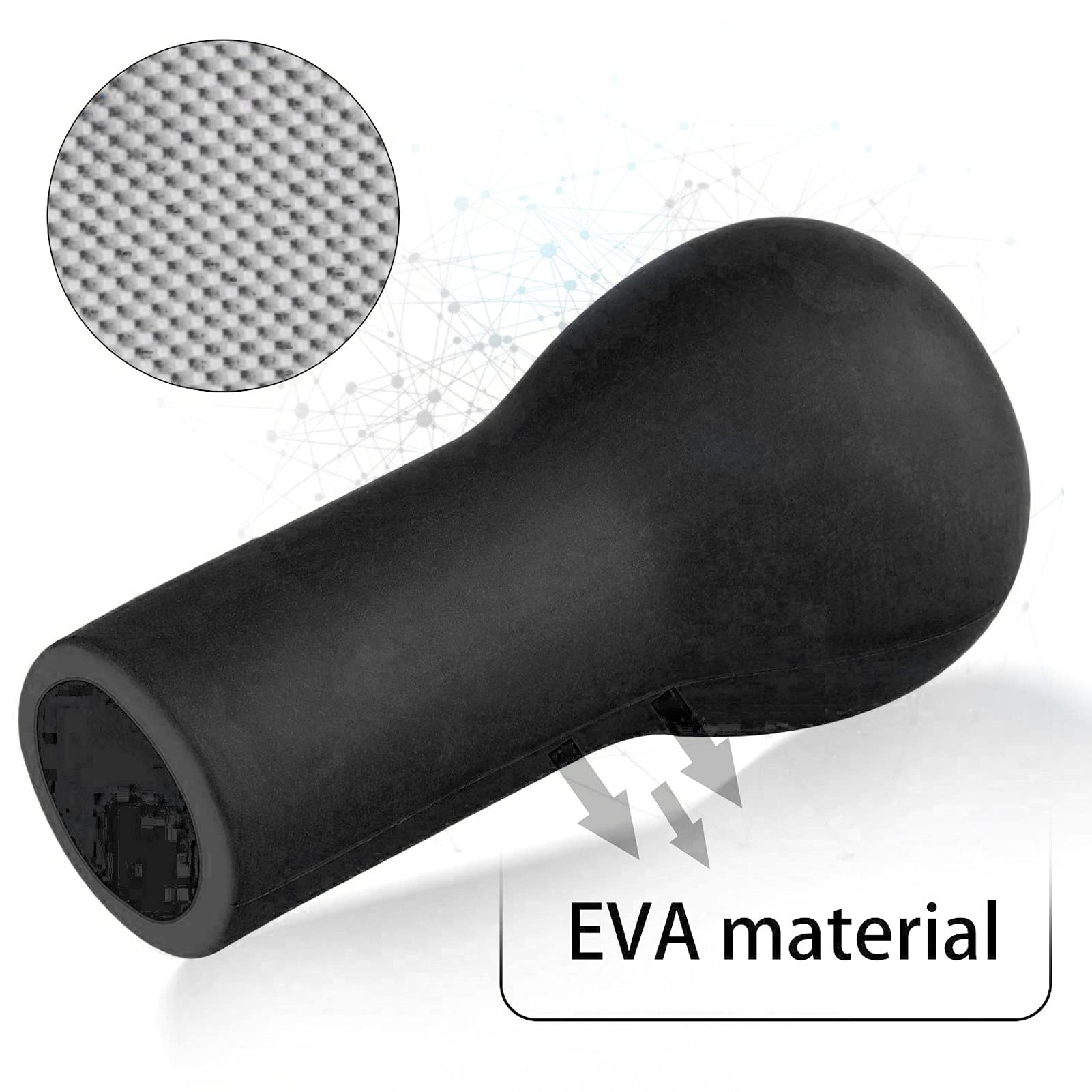 Rod Holder Belly Top, EVA Pole Support Tool Pole Bracket Fishing Rod Holder Belly Top Rod Holder for Fishing Accessories(Black)