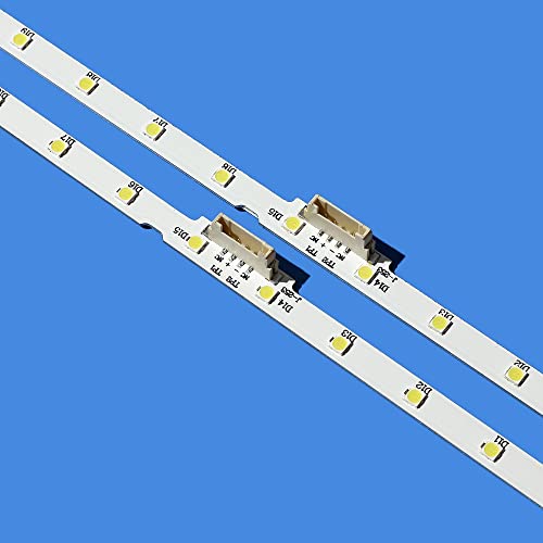 MYOBU LED Backlight Strip 28 Lamp 43inch TV UE43NU7100U AOT_43_NU7100F_2X28_3030C BN44-00947A UE43NU7120U UE43NU7170U Compatible with Samsung lightbar