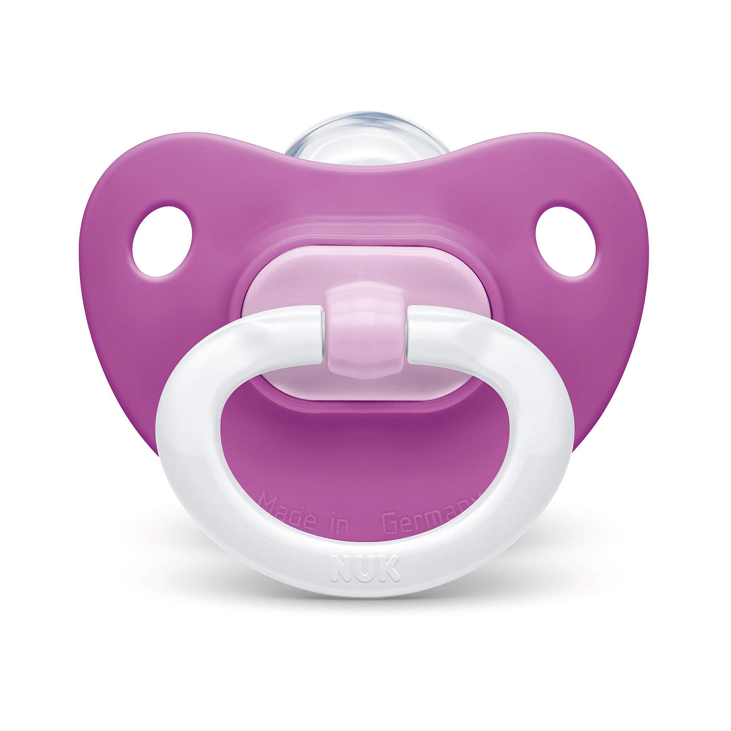 NUK Orthodontic Pacifier, Girl, 0-6 Months, 2-Pack