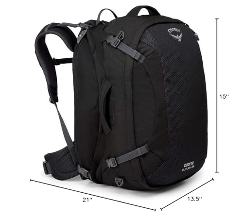 Osprey Ozone Duplex 65 Travel Backpack, Black