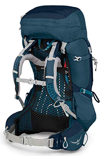 Osprey Packs Pack Aura Ag 65 Backpack, Challenge Blue, Medium
