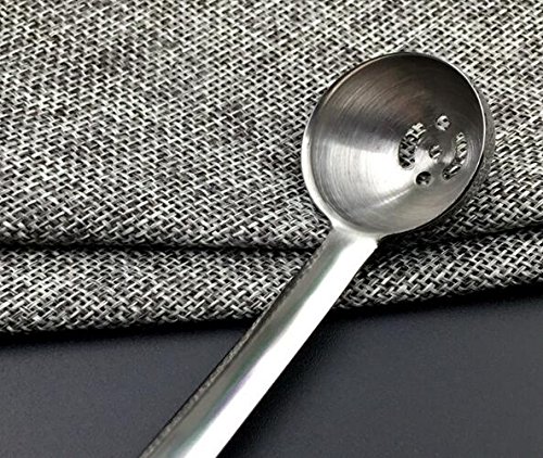 Stainless Steel Olive Spoon,Cherry Spoon With Drain Hole Jar Serving Tools