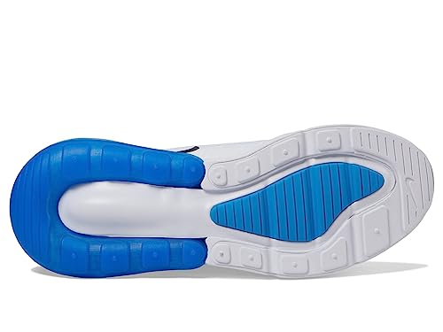Nike Air Max 270 (Big Kid) White/Black/Pure Platinum/Light Photo Blue 7 Big Kid M