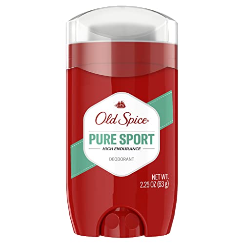 Old Spice TRTAZ11A Solid Deodorant, Pure Sport, 2.25oz, Pack of 6