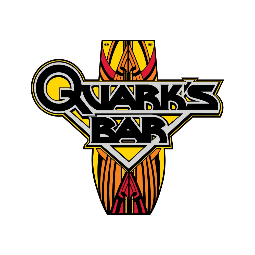 STAR TREK: Deep Space Nine Quark's Bar Vintage Logo Shot Glass