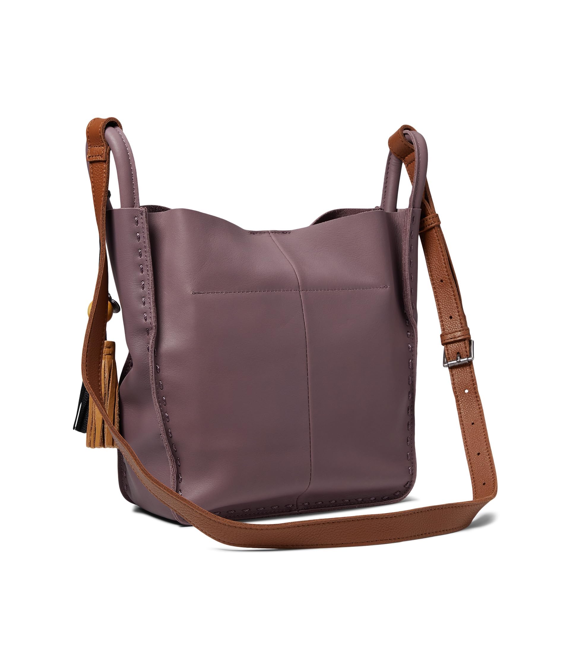 The Sak Los Feliz Crossbody Bag in Leather, Large, Unlined Purse with Single Adjustable Shoulder Strap