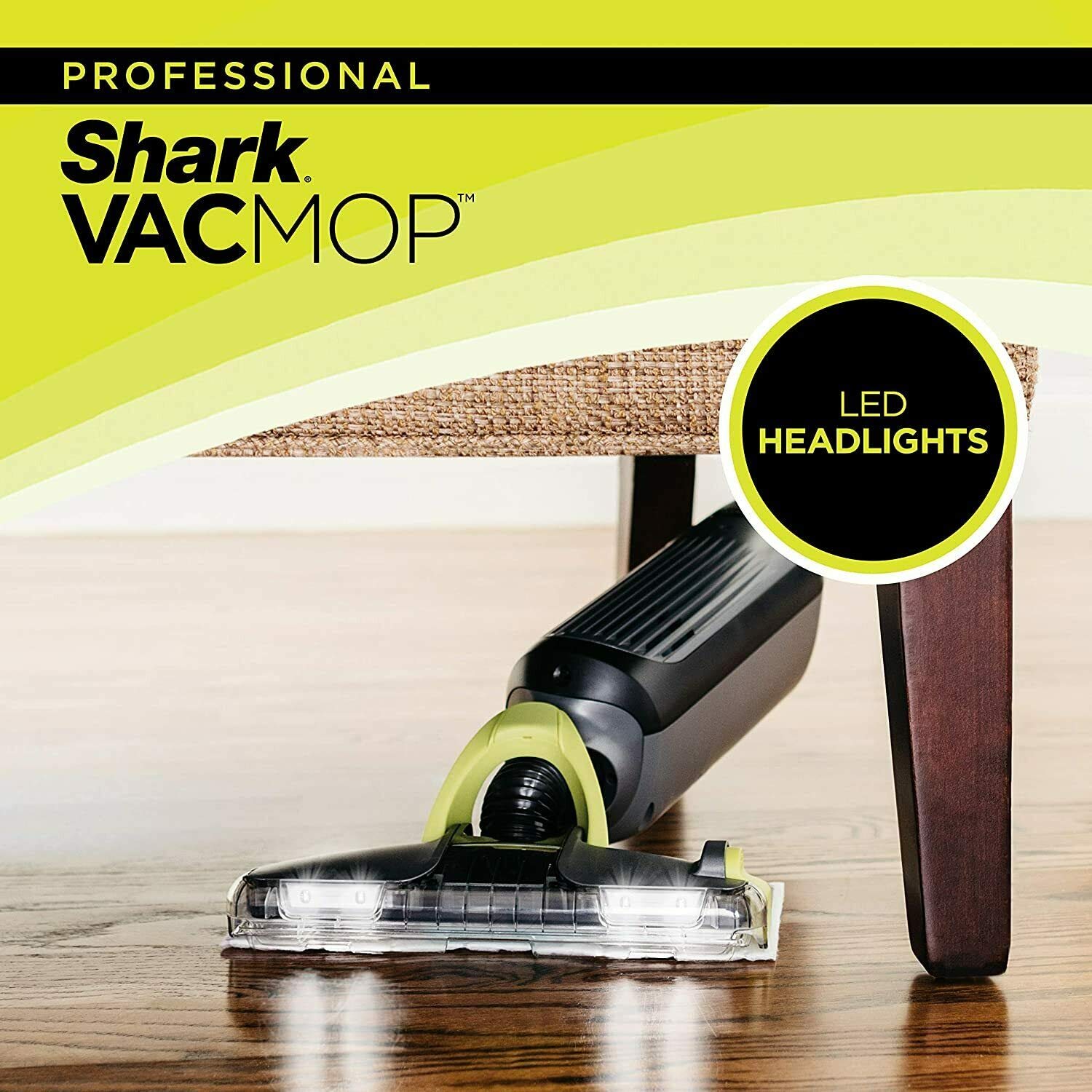 Shark QM250 / VM250 VACMOP Pro Cordless Hard Floor Vacuum Mop with Disposable Pad, Charcoal Gray- - QM250 (Charcoal Gray VM250) (Renewed)