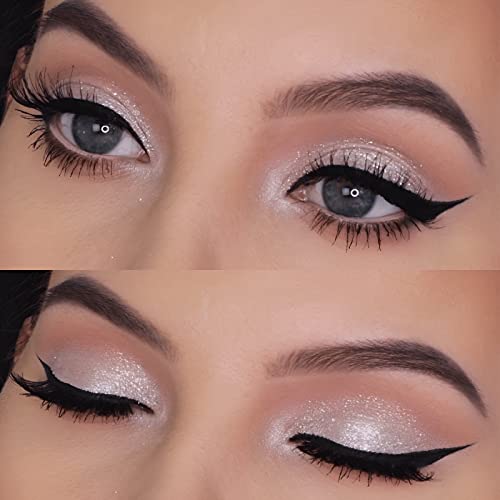 ROPALIA Highlighter Eyeshadow Pencil Eyeliner in 1, Brightener Stick with Sharpener Makeup Creamy Brow Shaper Definer Shimmer for Highlighting Inner Corner Glitter Eyes (#01), White 1