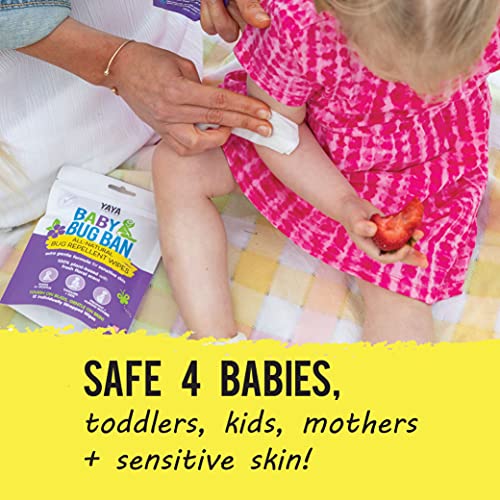 YAYA ORGANICS Baby Bug BAN – All-Natural, Proven Effective Repellent for Babies, Kids and Sensitive Skin (4 Ounce Spray, 2-Pack)