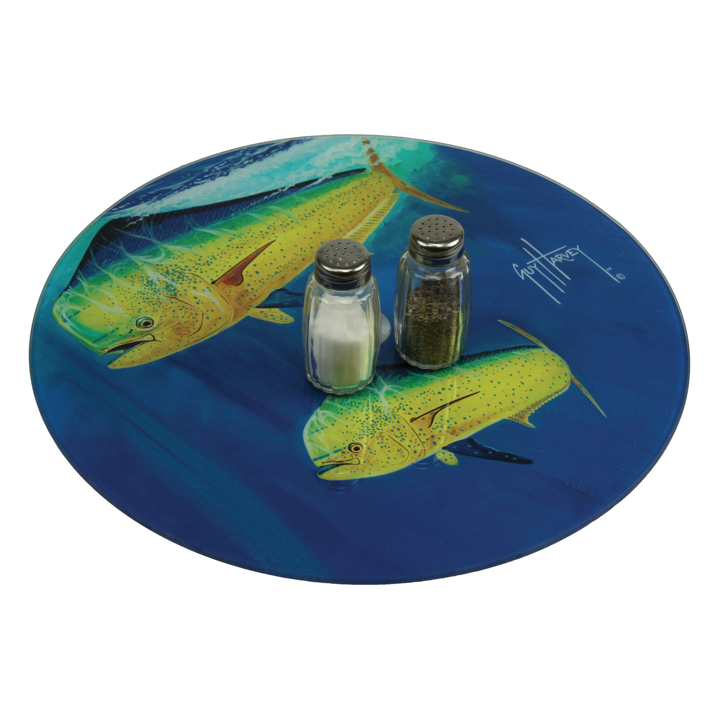 Rivers Edge Products 14" Guy Harvey Dorado Lazy Susan