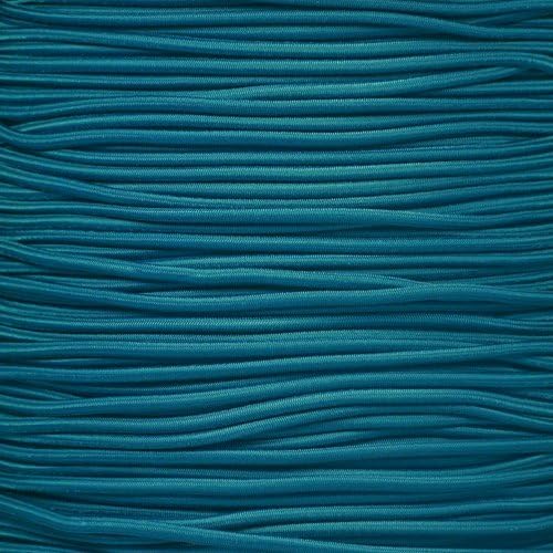 Paracord Planet Bungee Nylon Shock Cord 2.5mm 1/32", 1/16", 3/16", 5/16", 1/8”, 3/8", 5/8", 1/4", 1/2 inch Crafting Stretch String 10 25 50 & 100 Foot Lengths Made in USA