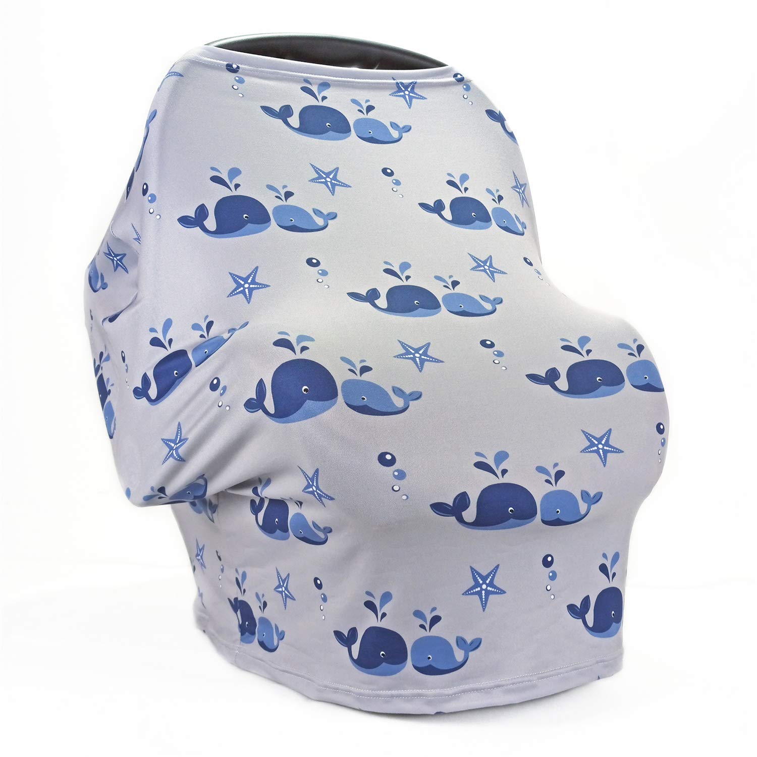 Nursing Breastfeeding Cover - Multi use Baby Car seat Cover for Girls and Boys