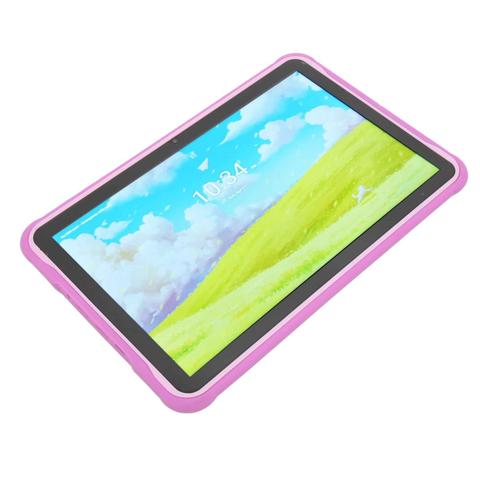 SHYEKYO Kids Tablet, 2MP 8MP Dual Camera 10 Inch HD IPS Screen 2GB RAM 32GB ROM Children Tablet Eye Protection Quad Core for Study (US Plug)