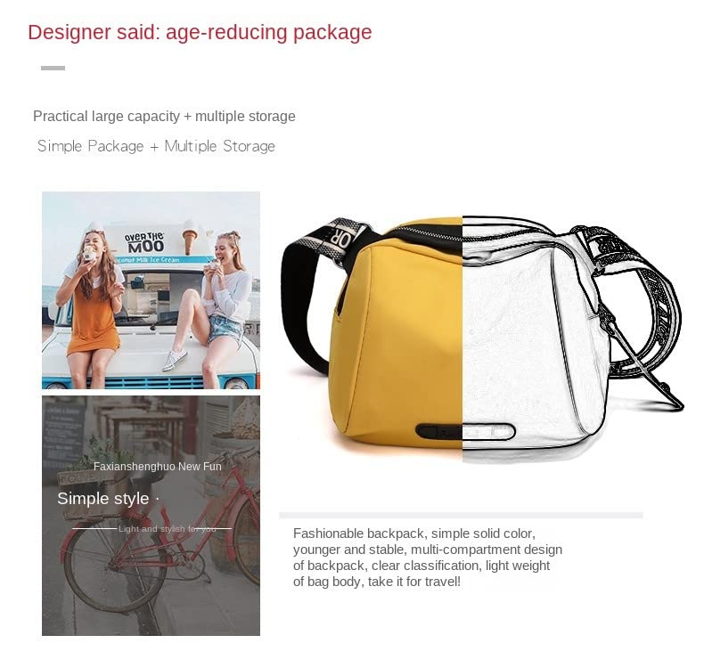 Women Waterproof Shell Small Shoulder Bag Crossbody Bag Oxford Handbags Wide Strap Handbags Purses (RED)