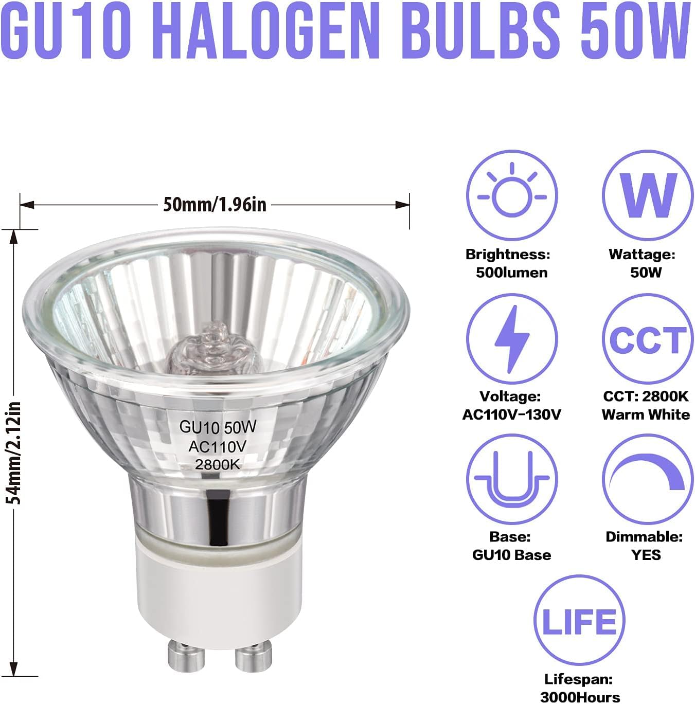RuLEDne G9 Halogen Bulb Warm White 2800K, 5Pack Microwave Halogen Light Bulb 120V T4 Type Bi-Pin Base Light Bulbs, G9 Dimmable Long Lifetime Bulbs for Ovens Fans Microwave (40W)
