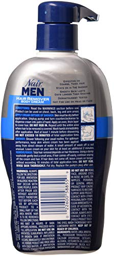 Nair For Men Hair Removal Body Cream, 13 Fl Oz (Pack of 3)