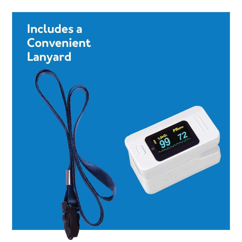 Roscoe Finger Pulse Oximeter Oxygen Monitor - Oxygen Saturation Monitor Fingertip - for Sport and Aviation Use