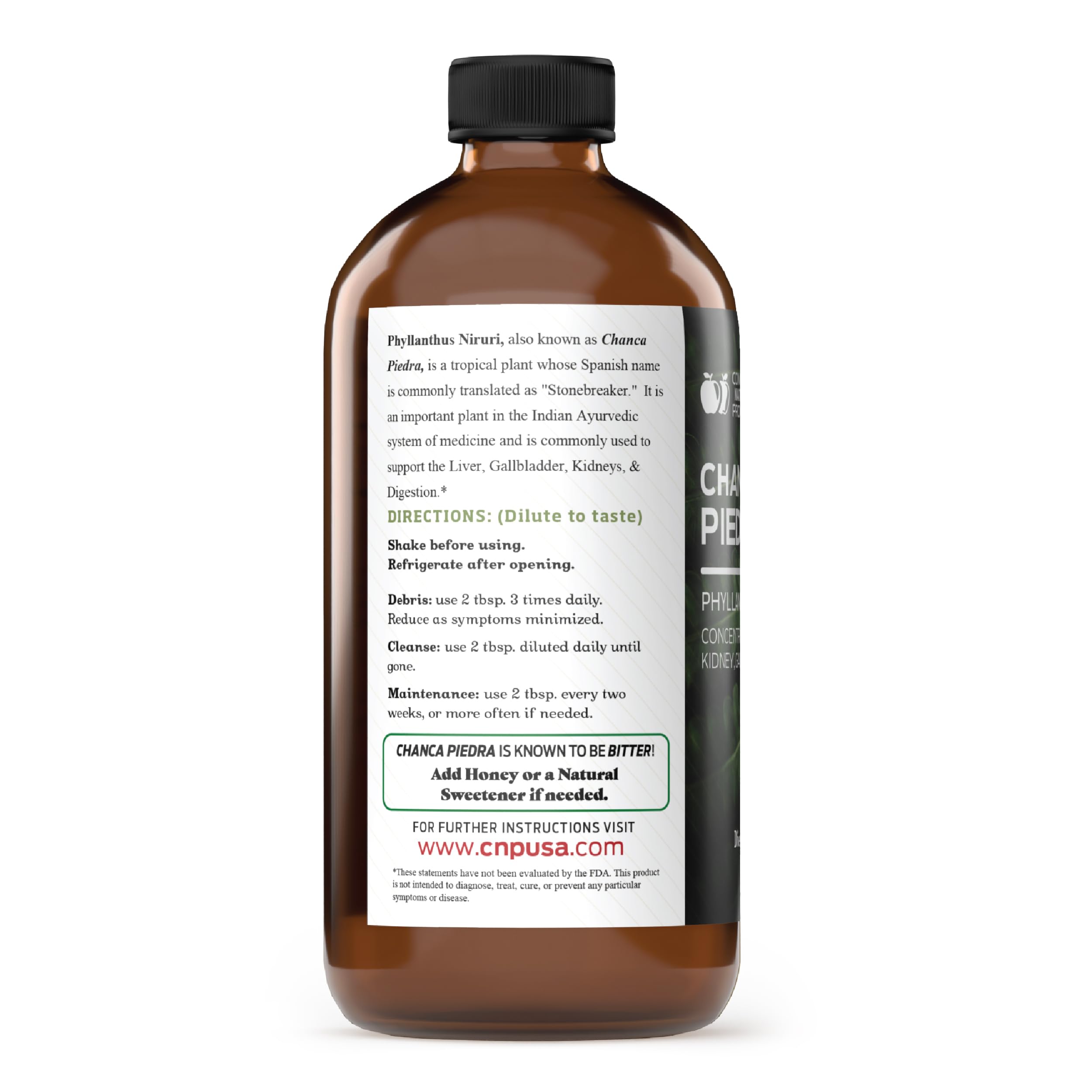Organic Chanca Piedra Concentrate & Extract 16oz - Phyllanthus Niruri - Natural Liquid Stone Breaker & Crusher Tincture
