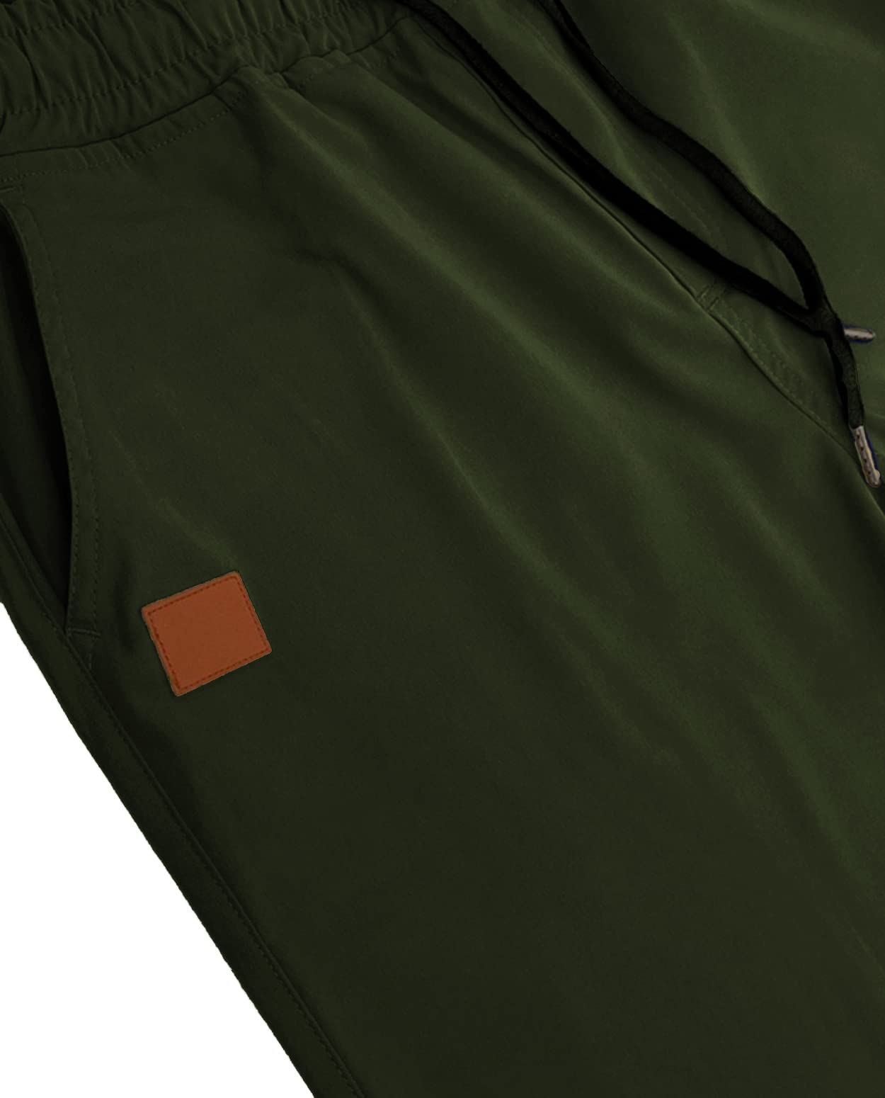 Mens Shorts Casual Classic Fit Athletic Workout Golf Shorts Cotton Cargo Shorts for Men Summer Beach Shorts with 4 Pockets, Army Green-M