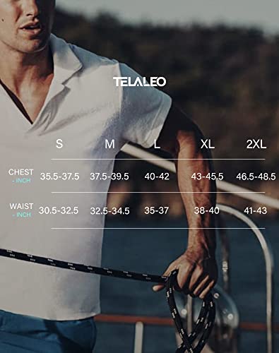 TELALEO 4 Pack Mens Polo Shirts Quick Dry Short Sleeve Golf T Shirt Performance Moisture Wicking Casual Workout SetA M