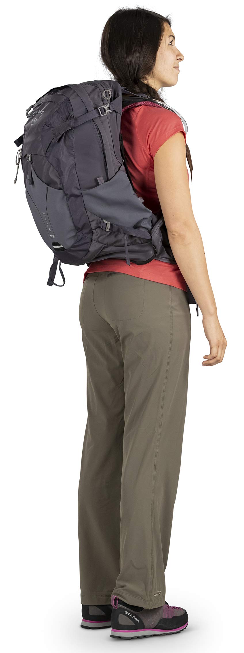 Osprey Mira 22L Women's Hiking Backpack with Hydraulics Reservoir, Celestial Charcoal