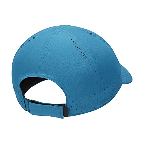 Nike Court Dri-FIT AeroBill Advantage Tennis Cap, Green Abyss/White, One Size
