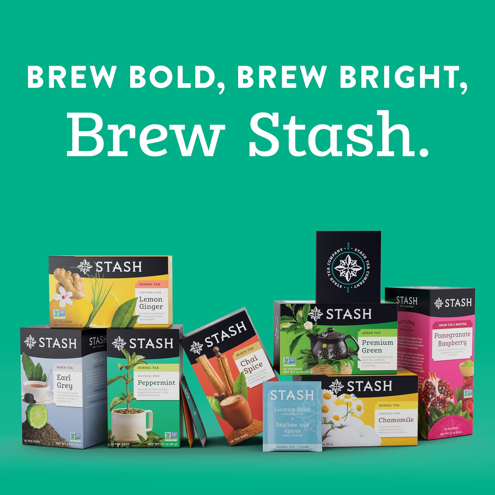 Stash Tea Chocolate Mint Oolong Tea, Box of 100 Tea Bags (Packaging May Vary)