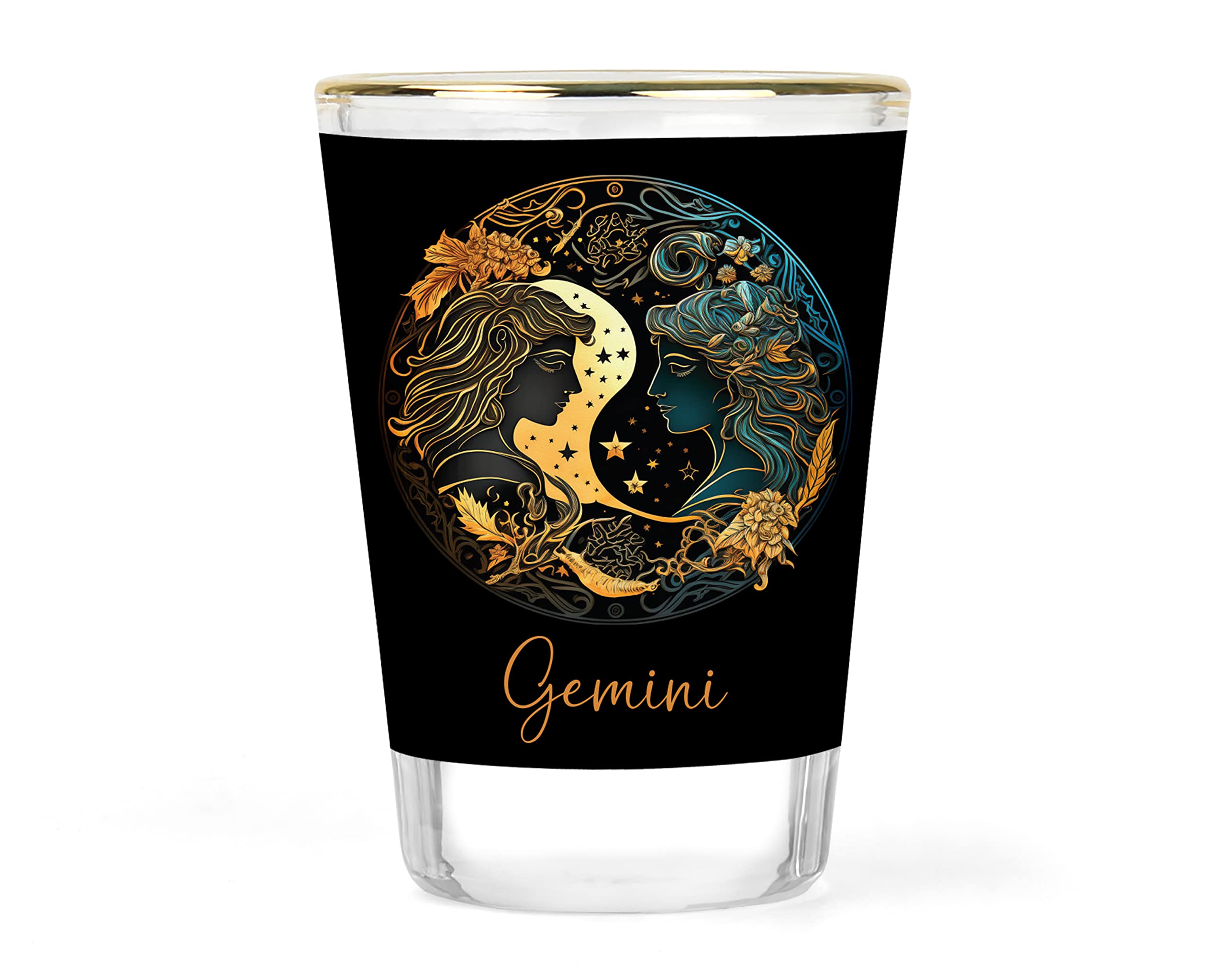Zodiac Shot Glasses - Horoscope Gift - Aries, Taurus, Gemini, Cancer, Leo, Virgo, Libra, Scorpio, Sagittarius, Capricorn, Aquarius, Pisces