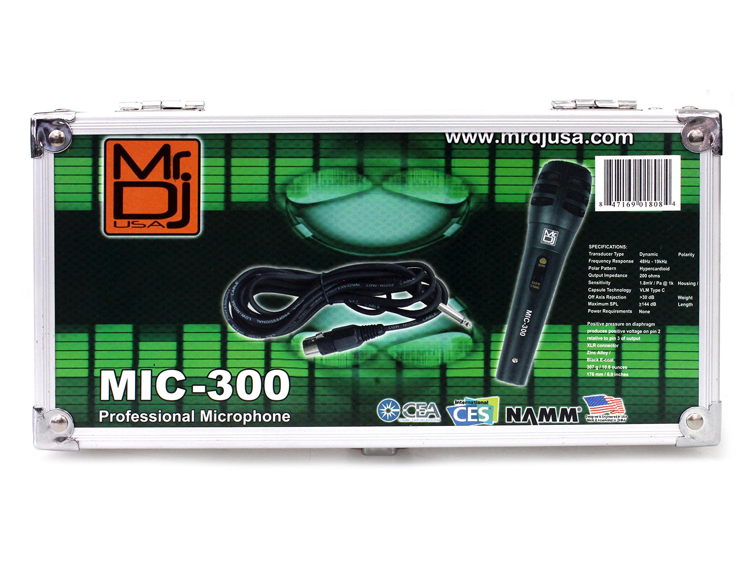 Mr. Dj MIC300 Uni-Directional Dynamic Microphone