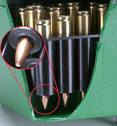 MTM H50-RM Deluxe 50-Round Rifle Ammo Box 220 Swift 22-250 243 308 Win, Green