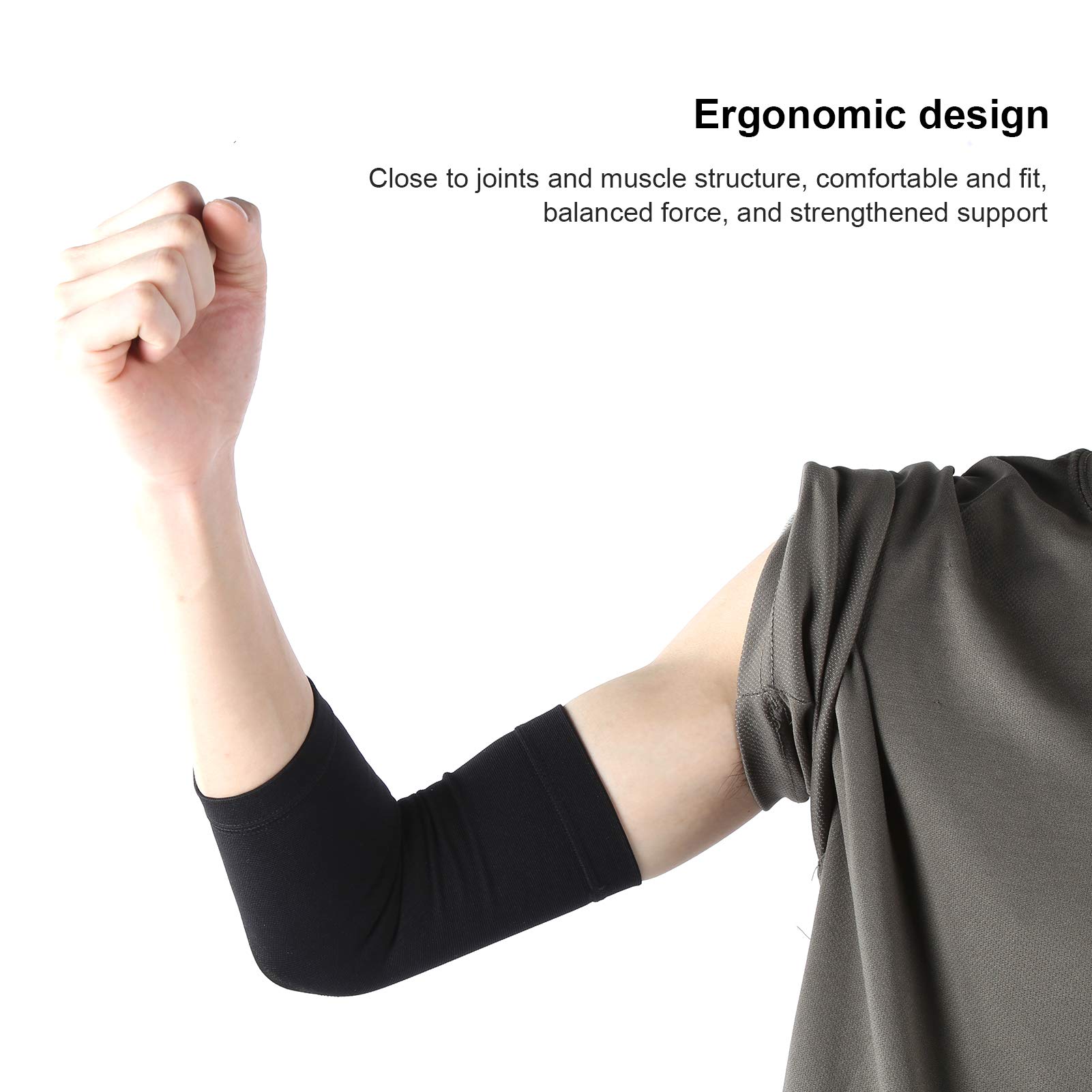 Tennis Elbow Brace, Light and Stretchable Elbow Protective Sleeve, Prevent Wrist Joint Injuries for Woman Man(S)