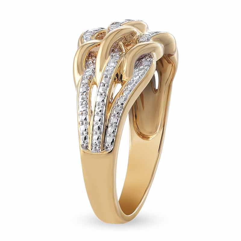 The Danbury Mint Diamond Anniversary Ring by Robert Tonner Size 7#6500-0010