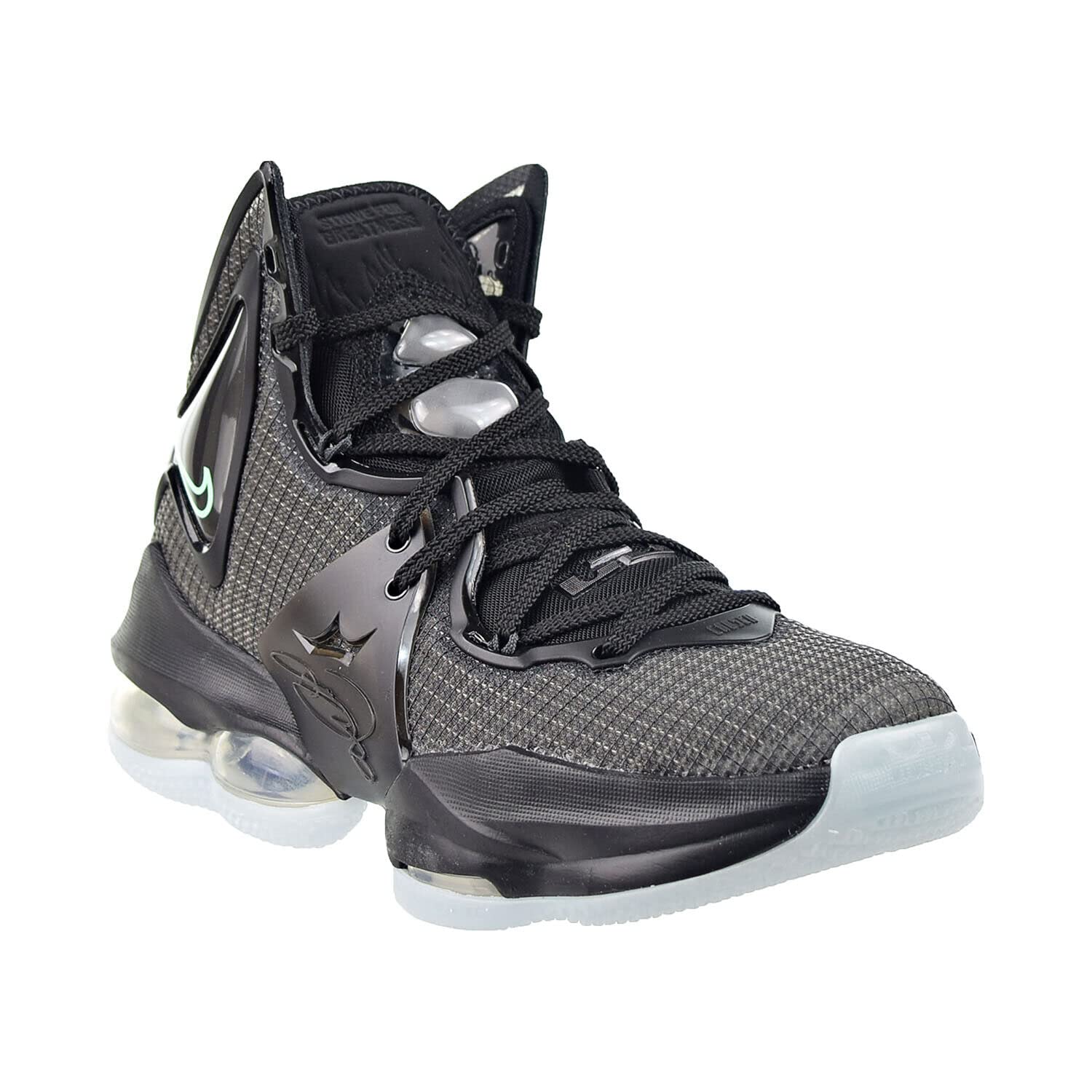 Nike Boy's Lebron XIX (GS) (Big Kid) Aura/Citron Tint/Worn Blue 7 Big Kid M