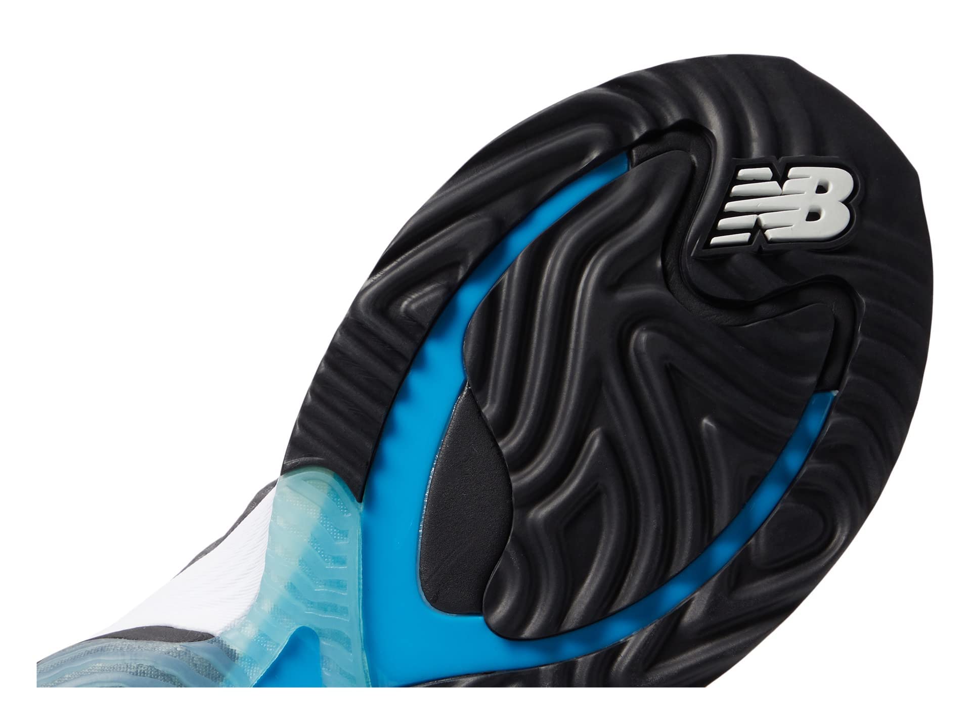 New Balance Men's FuelCell Rebel TR V1 Running Shoe, Black/White, 8.5 Wide
