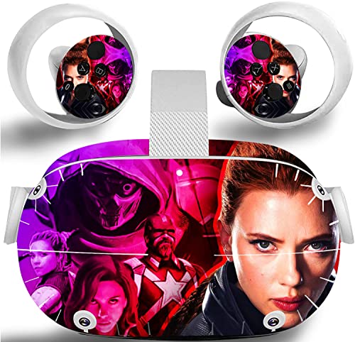 Single Lady Hero Oculus Quest 2 VR Headset and Controller Sticker, Vinyl Decal Skin for VR Headset and Controller, Virtual Reality Protective Accessories