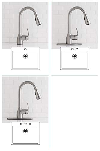 Moen CA87011SRS Single Handle Kitchen Faucet with Pullout Spray from the Kleo Collection, Spot Resist Stainless