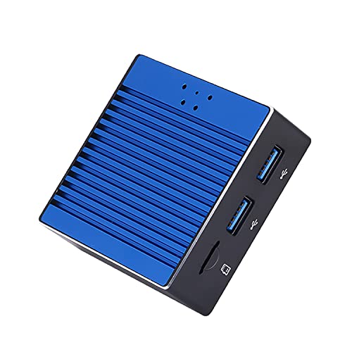 Micro Firewall Appliance, OpenWRT, CentOS8.3, VPN, Router PC, ARM RK3399, HUNSN RH04, LAN TX RX 935Mbps, WAN, USB-C 5V, TF Card Slot, 2 x USB3.0, 4G RAM, 16G EMMC