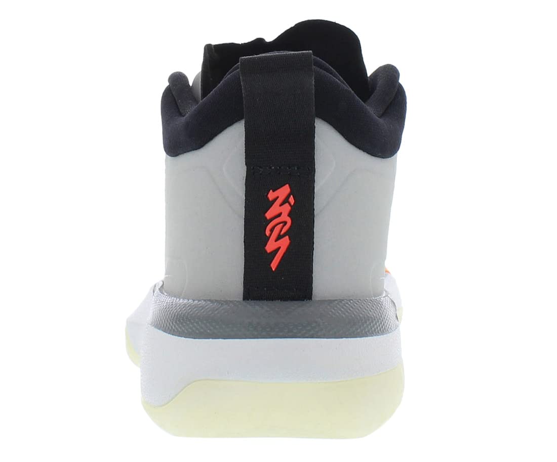 Nike Jordan Kids Zion 1 Basketball Shoe (6.5, Light Smoke Grey/Total Orange, Numeric_6_Point_5)