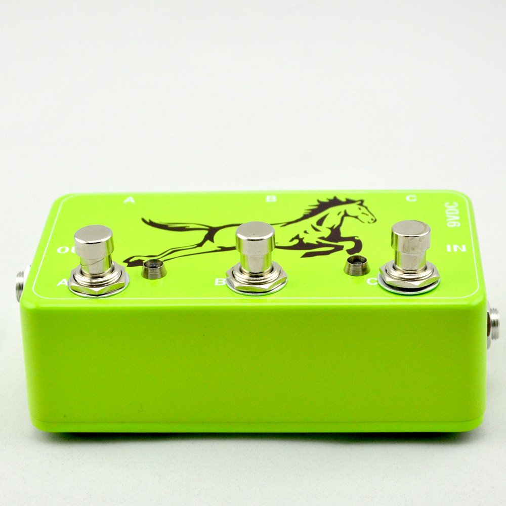 New 3 Looper-Guitar Loop Pedal Board-True Bypass-Effects guitarra pedal@ Guitare Effects Green pedal switch