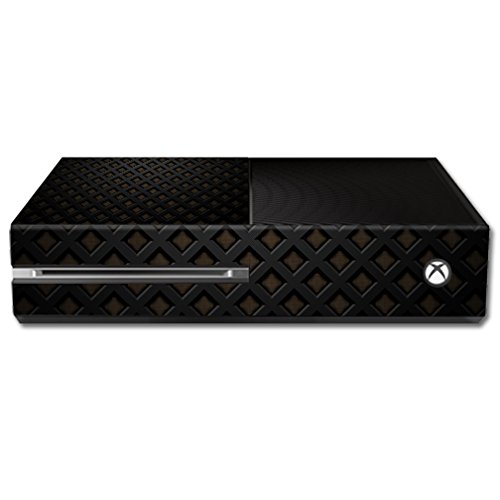 MightySkins Skin Compatible with Microsoft Xbox One - Black Wall | Protective, Durable, and Unique Vinyl Decal wrap Cover | Easy to Apply, Remove, and Change Styles | Made in The USA