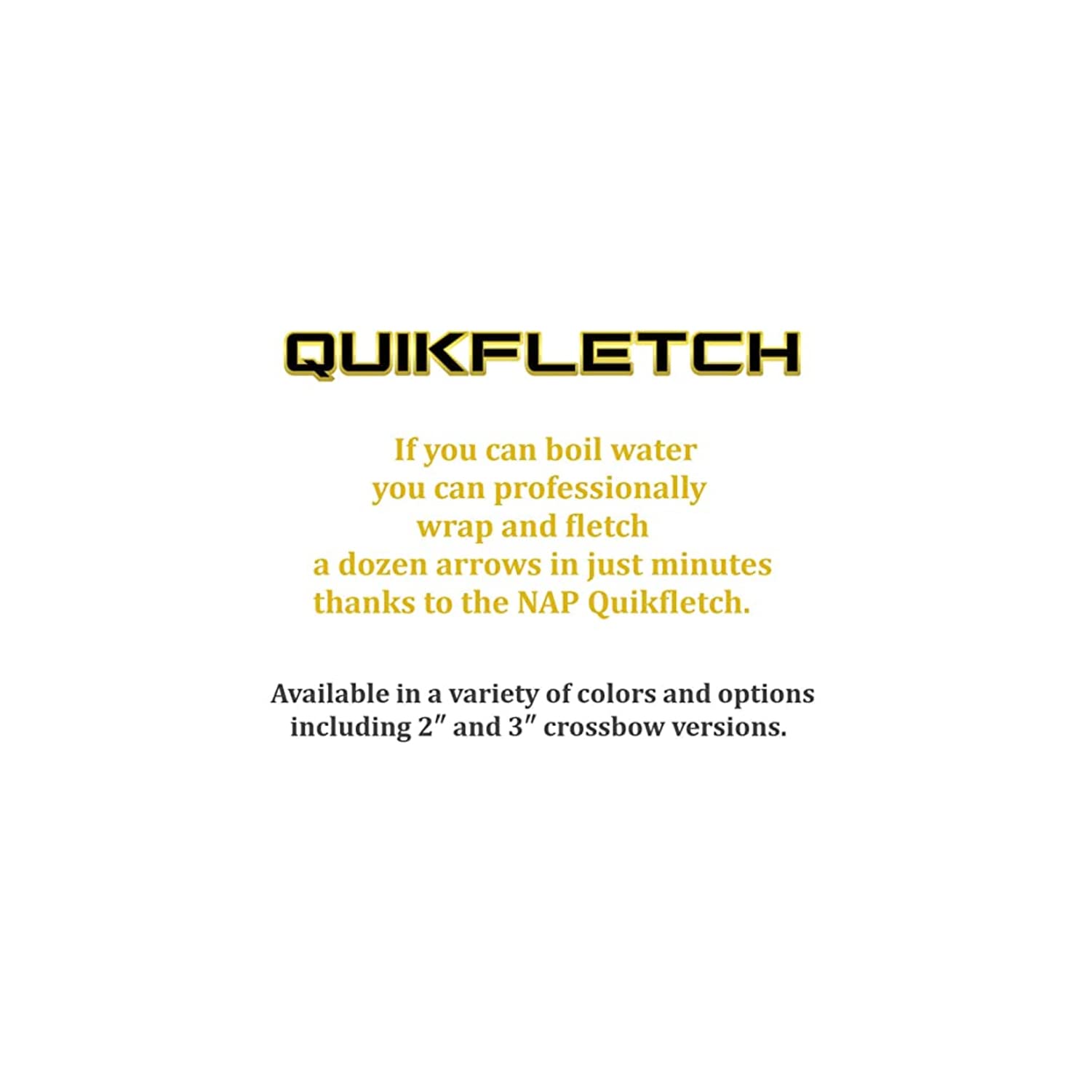 New Archery Products Quikfletch Twister 2" 3-Vane Stabilizing Fletching - WHITE Tube, Orange/White Vanes