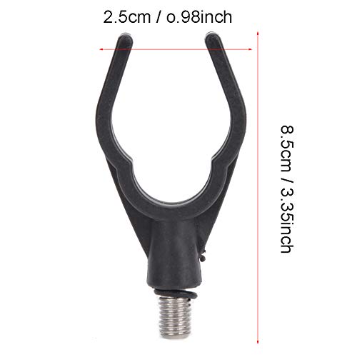 Yeuipea Fishing Rod Holder,4PCS Plastic Durable Flexible Fishing Rod Alarm Holder Head Fish Pole Bracket Tool Accessory