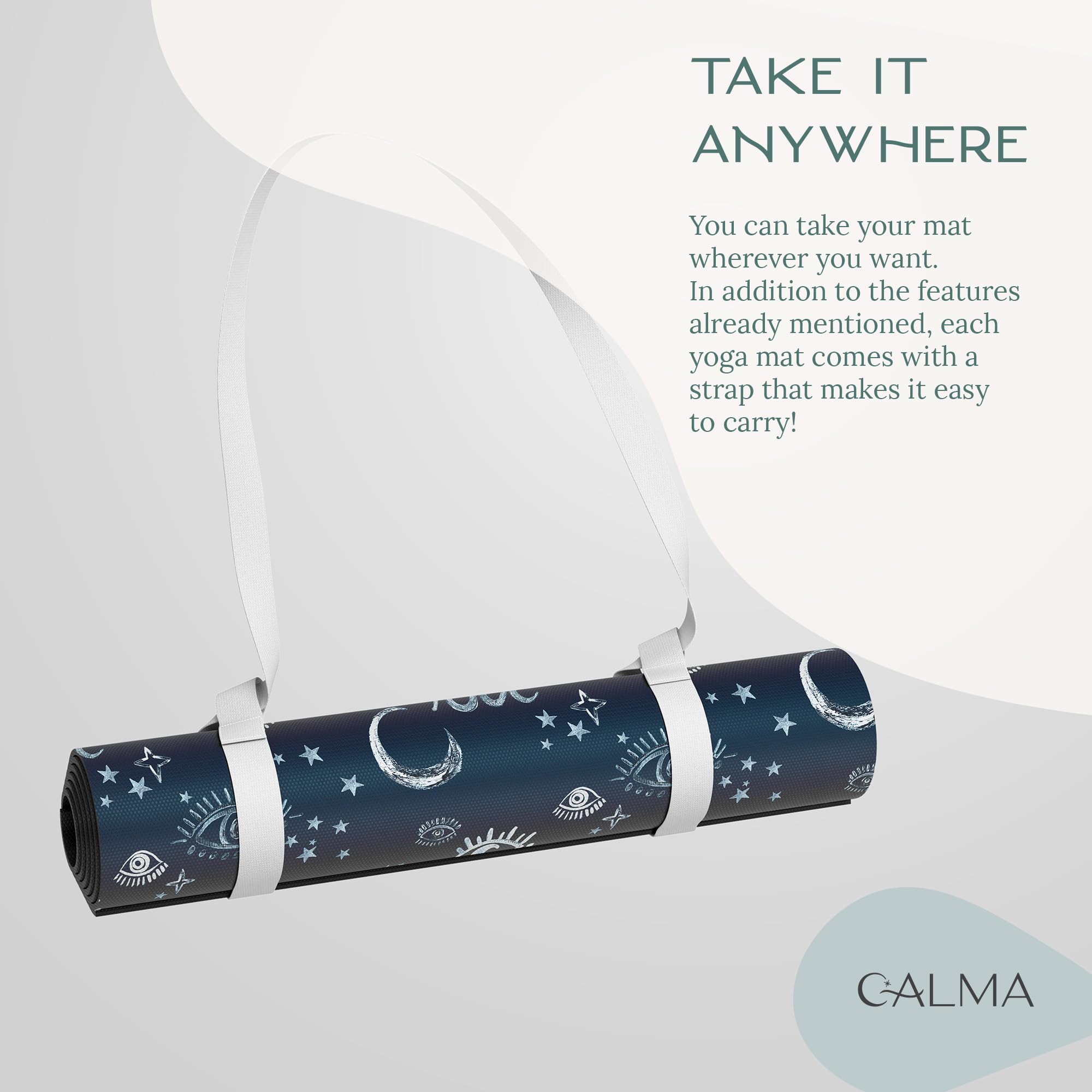 Yoga Mat Thick | Premium Quality for Home Workout & Gym | Non-Slip & Eco-Friendly | Yoga Mats with Unique Design for Exercise Equipment