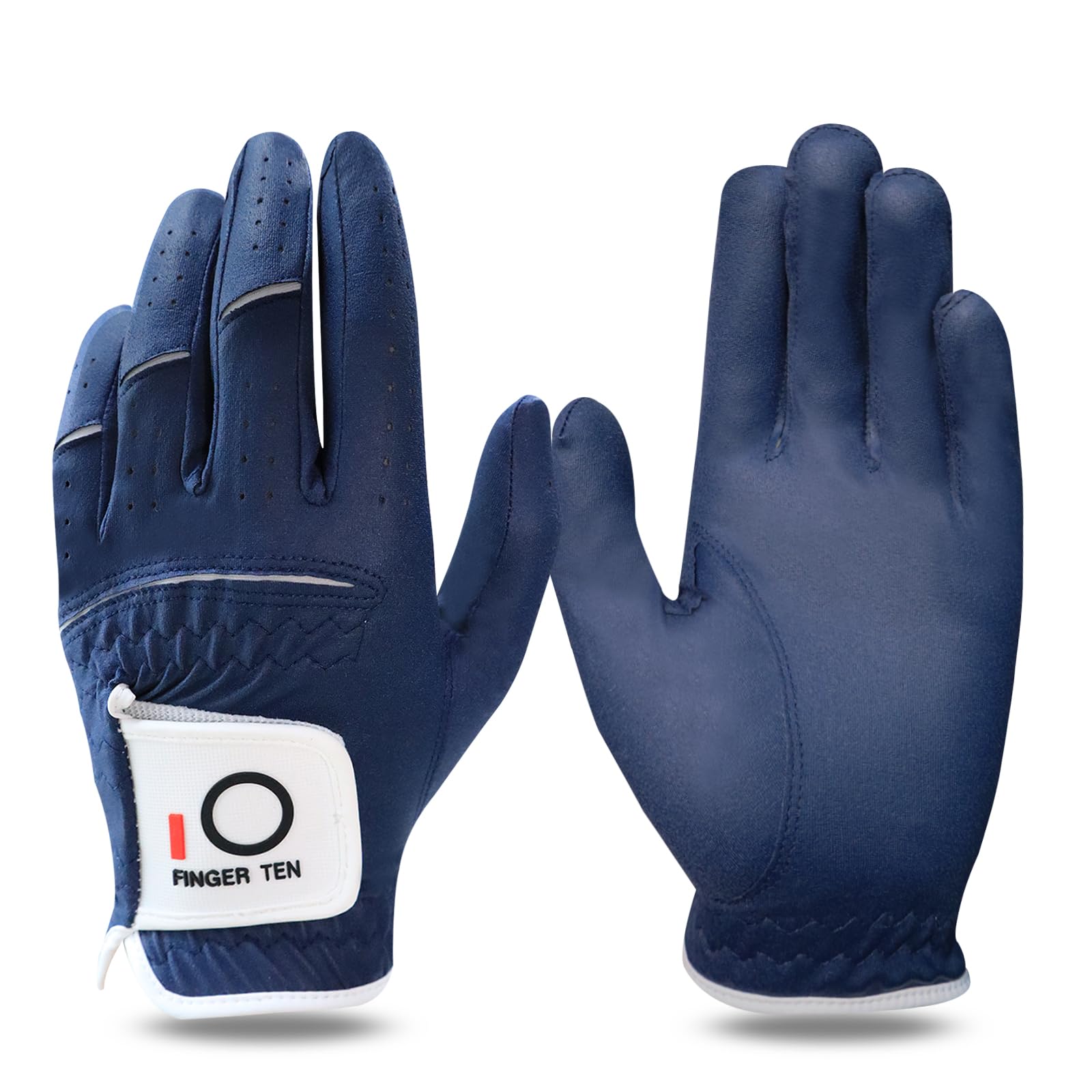 VEASAERS Golf Gloves Men Right Handed Golfer Left Hand All Weather Grip Soft Comfortable Mens Golf Glove Fit Size Small Medium ML Large XL