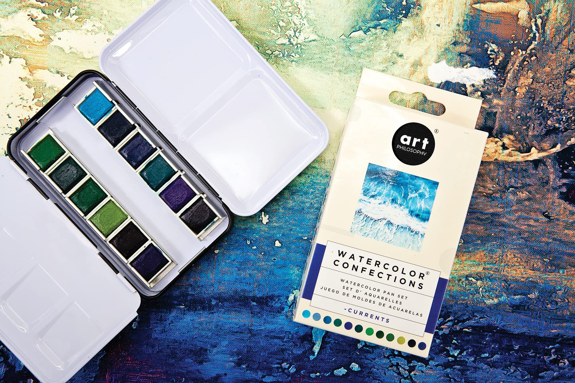 Prima Marketing Prima Confections Watercolor Pans 12/Pkg-Currents