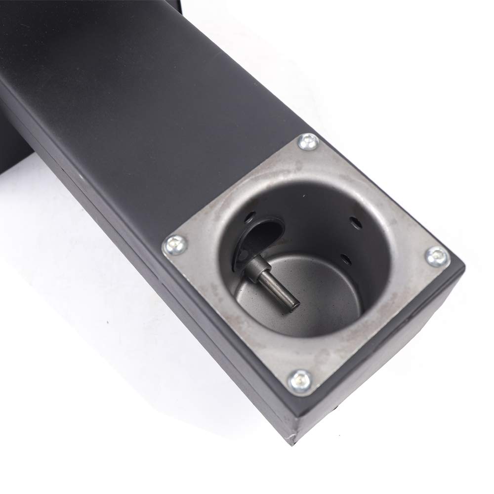 Pellet Smoker Hopper Assembly Kit, Electric Wood Pellet Smoker Grill Part with Digital Temperature Controller for Grill, Smoke, Bake, Roast, Braise, BBQ (Knob type)