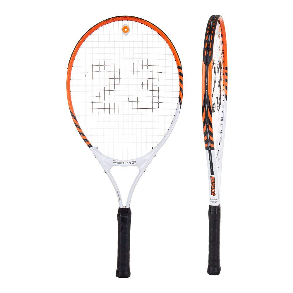 Oncourt Offcourt Quick Start 23 Whistler Junior Tennis Racquet (White and Orange)