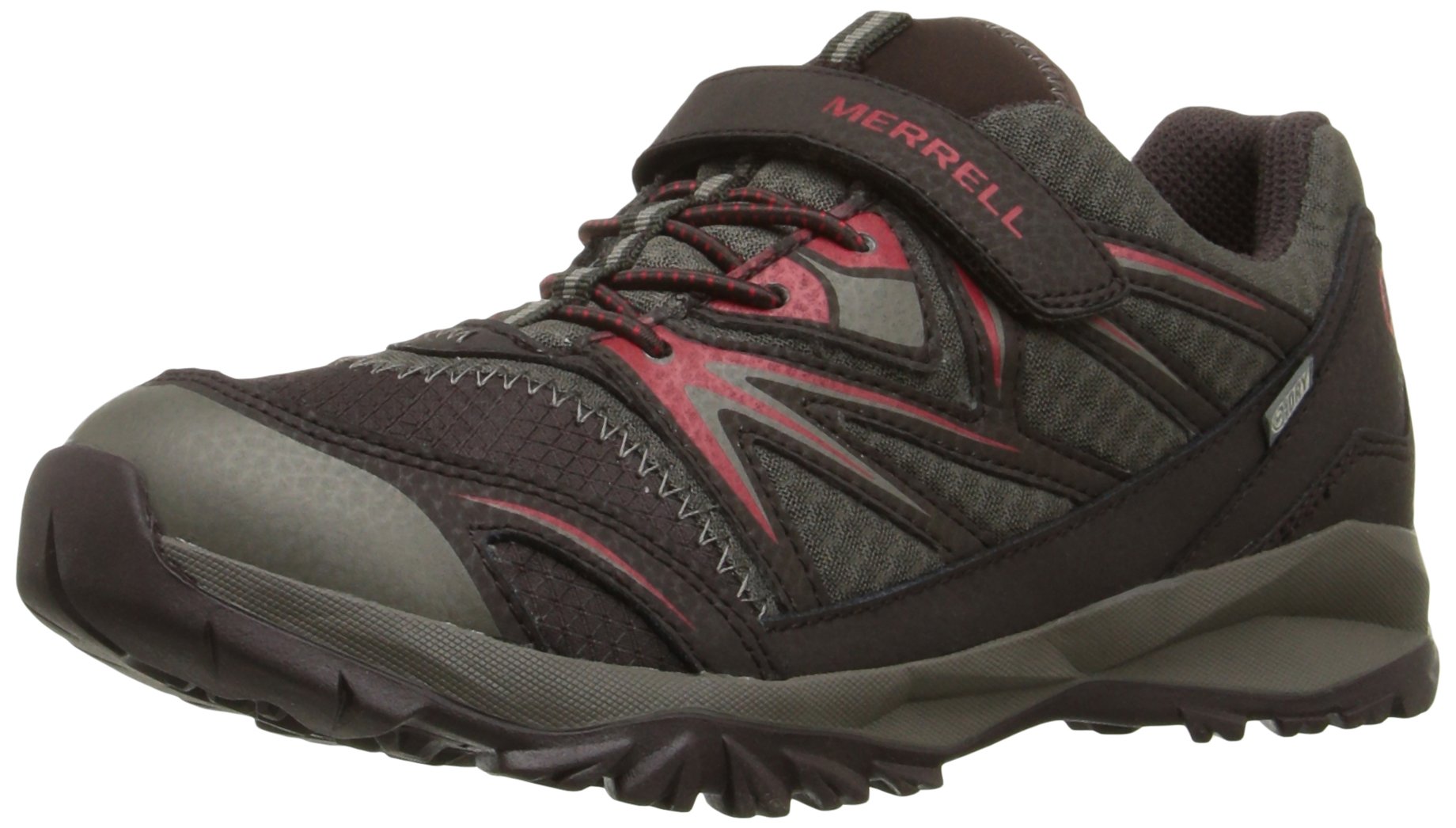 Merrell Capra Bolt Low A/C Waterproof Hiking Boot (Little Kid/Big Kid), Brown, 6.5 M US Big Kid
